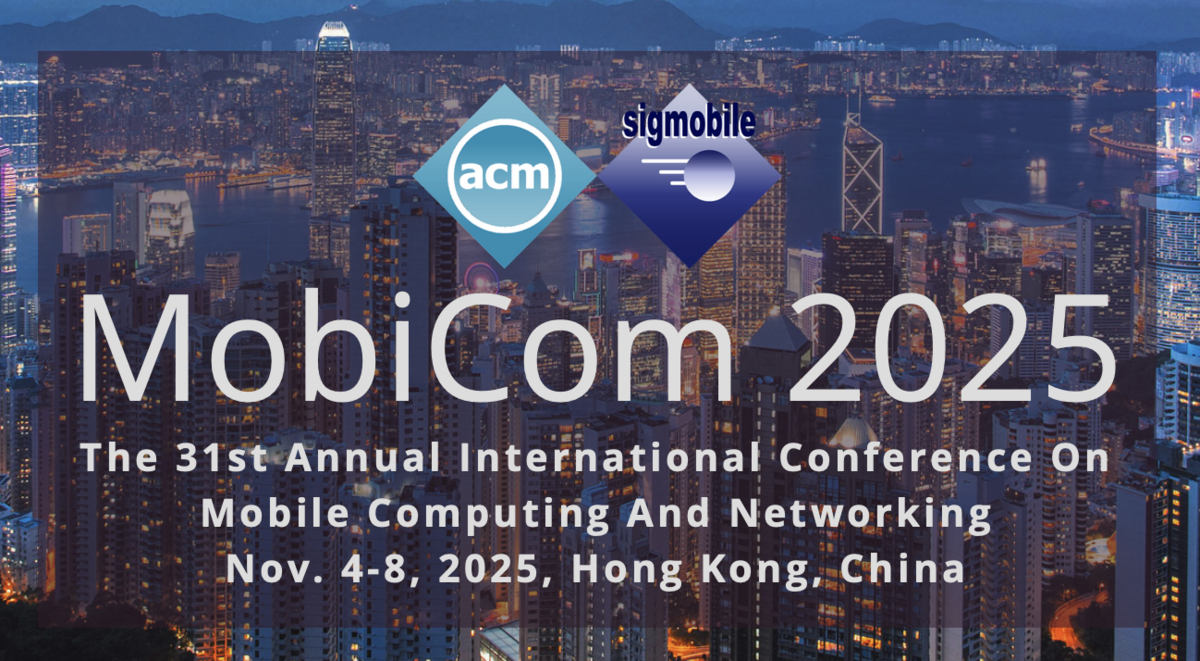 Paper Accepted to ACM MobiCom 2025 | Computer Networks